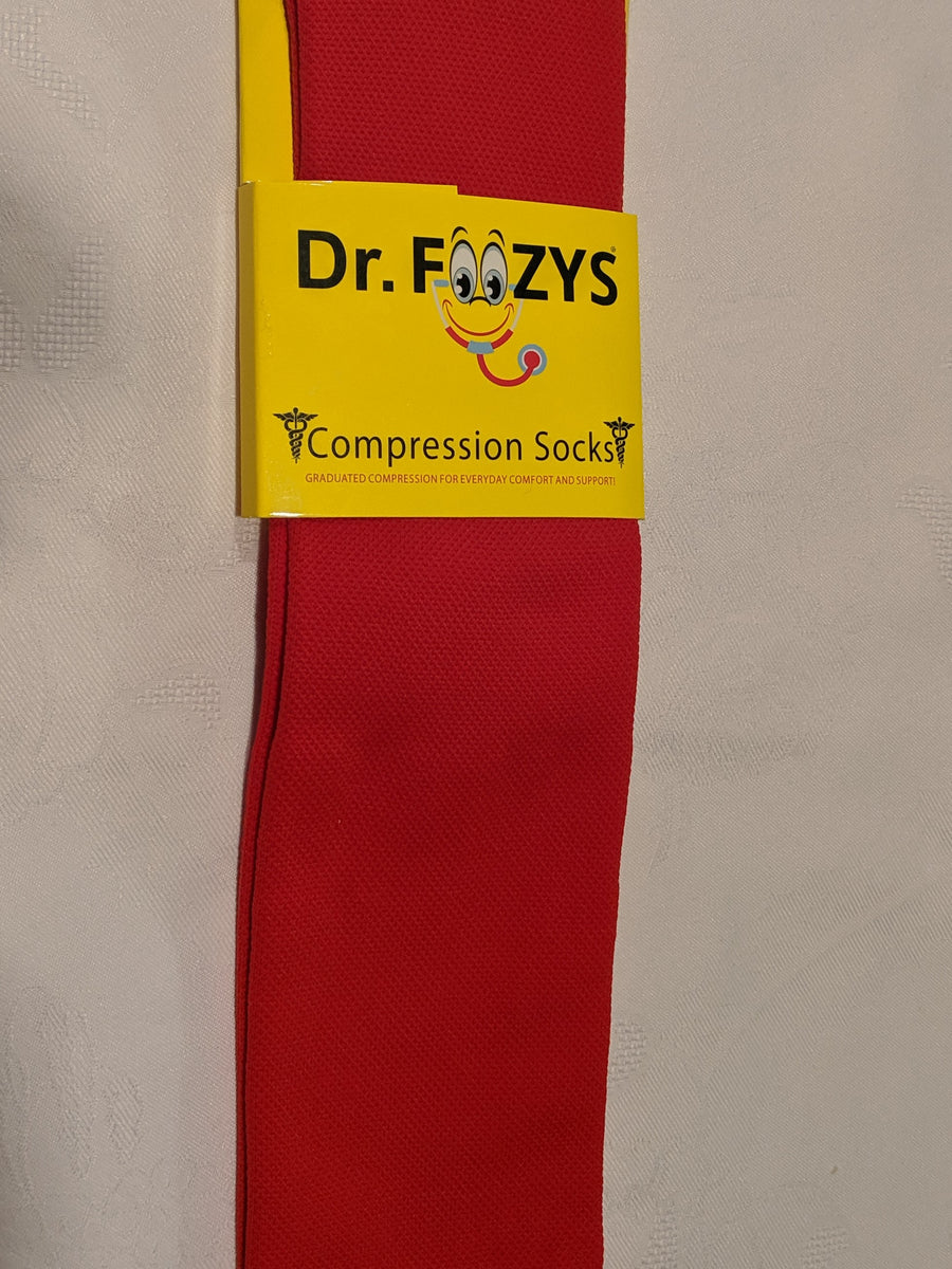 Compression Socks RED DFC-07 – foozyfunsocks