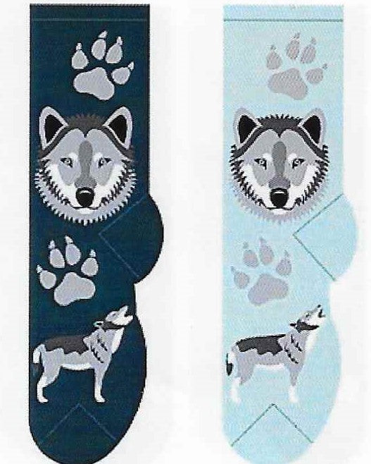 Unisex Wolf Socks FC-`179 – foozyfunsocks